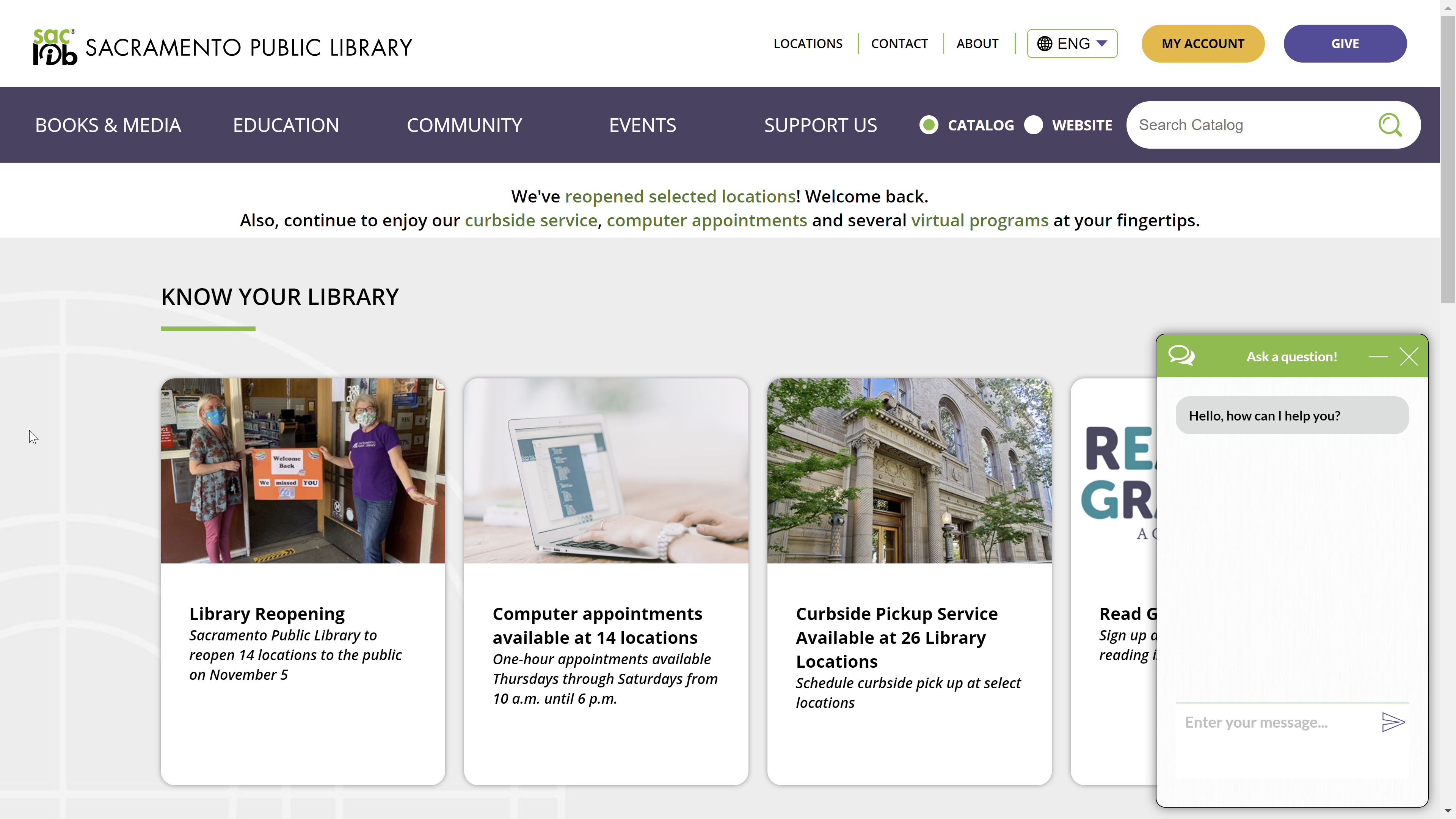 Showcase - Sacramento Public Library | Unique Library